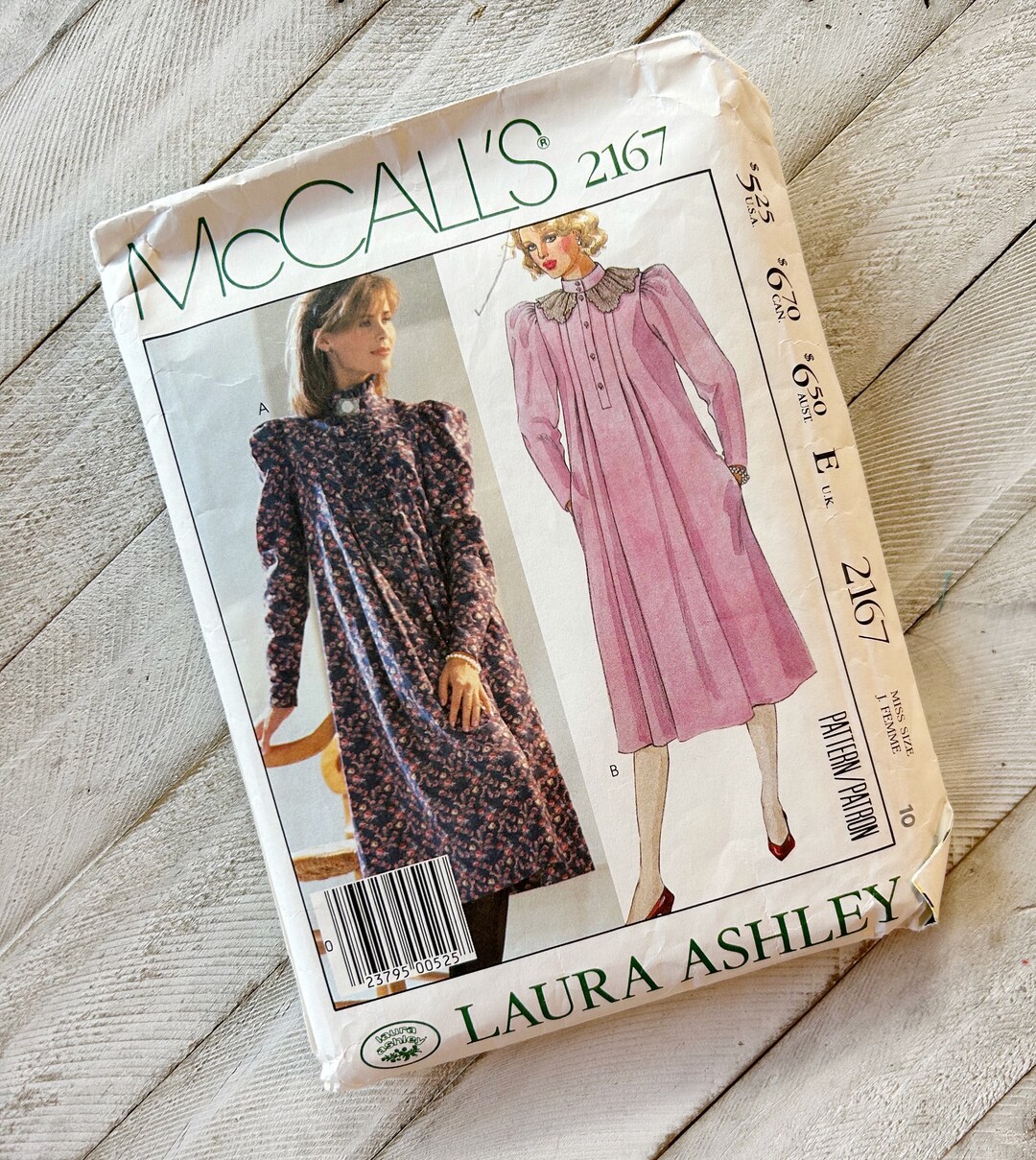 Vintage Laura Ashley Tea Dress Sewing Pattern : Mccall’s 2167 - Etsy