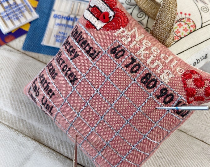 Sewing Machine Needle Organizer Cushion Red - Etsy