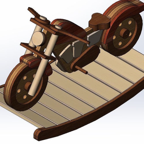 Rocking Horse.laser Cut Files SVG DXF CDR Vector Plans - Etsy