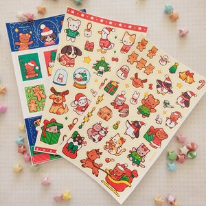 Cute Christmas Stickers - Etsy