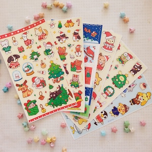 Cute Christmas Stickers - Etsy