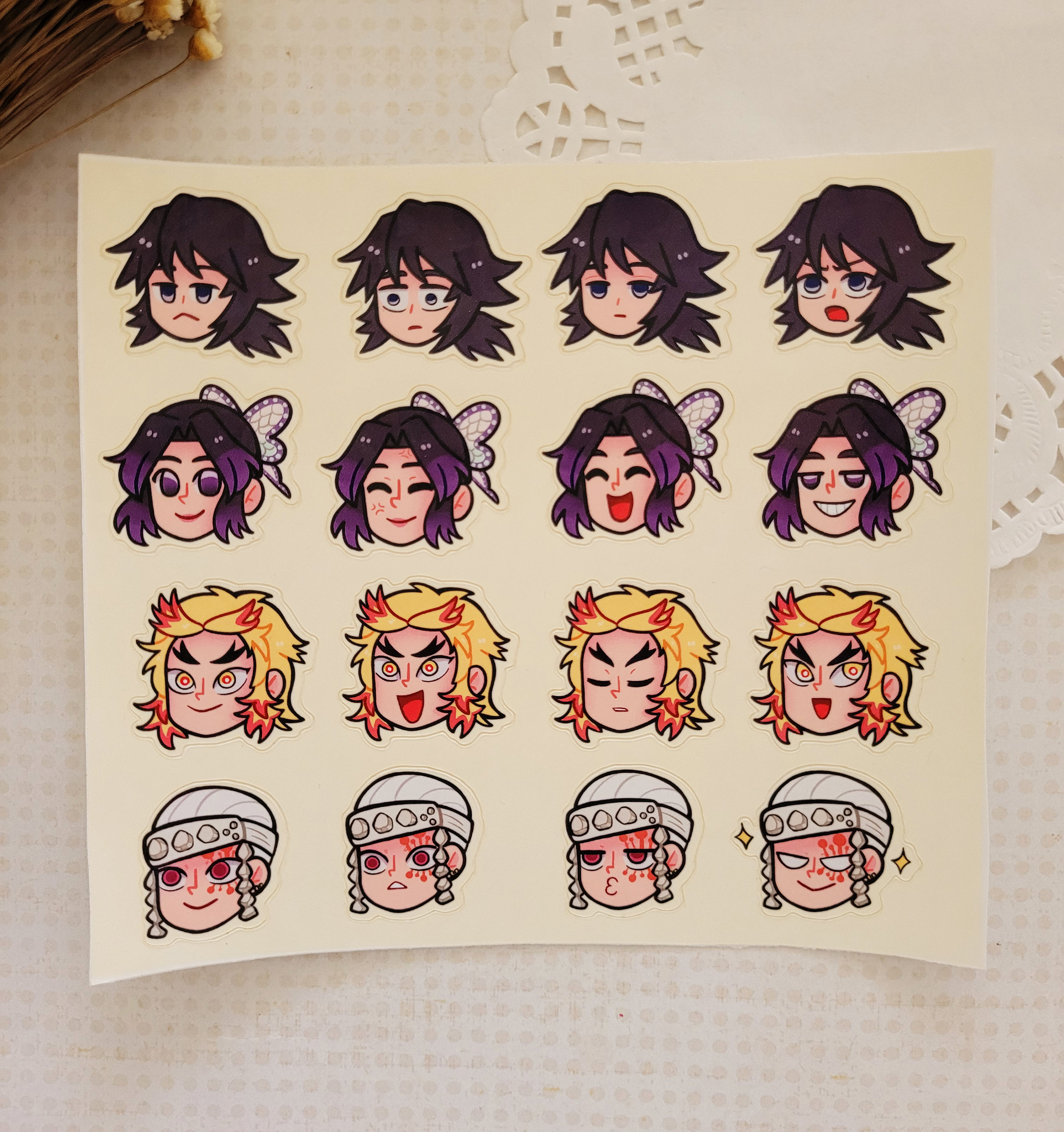 Funny Faces Stickers Sheets - Etsy