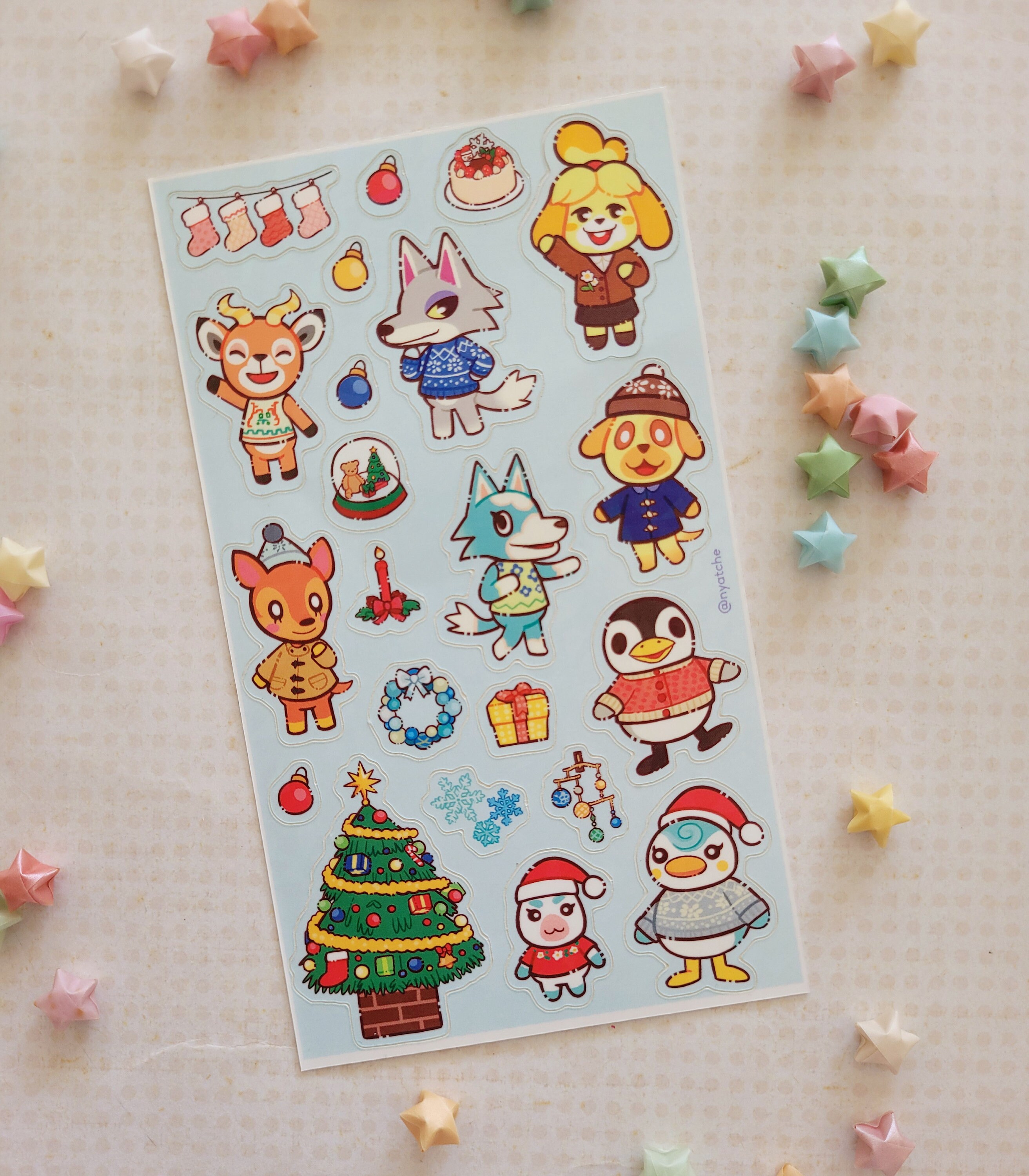 Villagers Holographic Sticker Sheet - Etsy