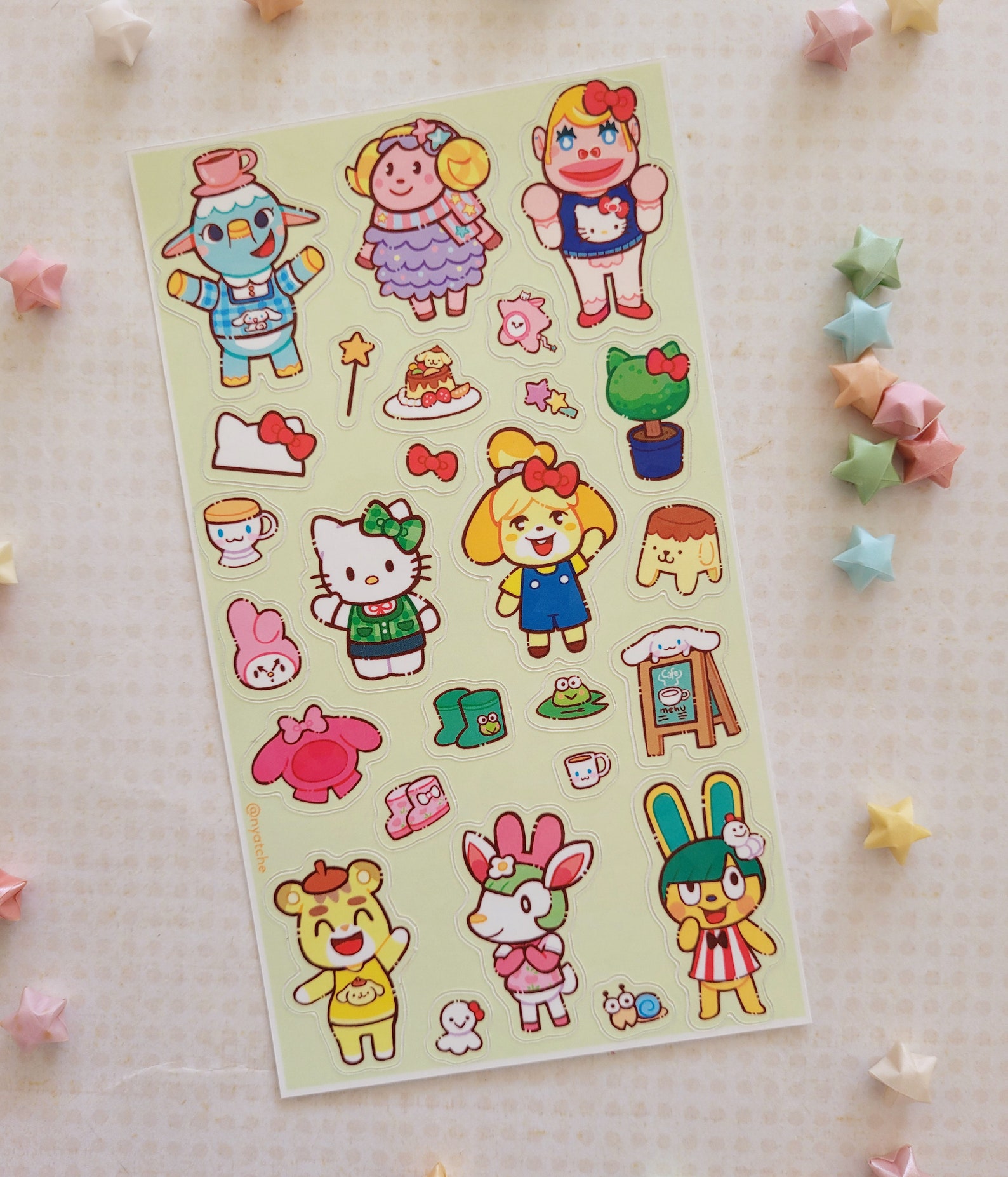 Villagers Holographic Sticker Sheet - Etsy