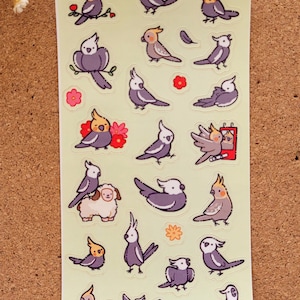 Cute Animals Holographic Stickers - Etsy