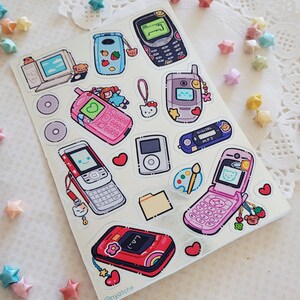 Nostalgia Metallic Sticker Sheet - Etsy