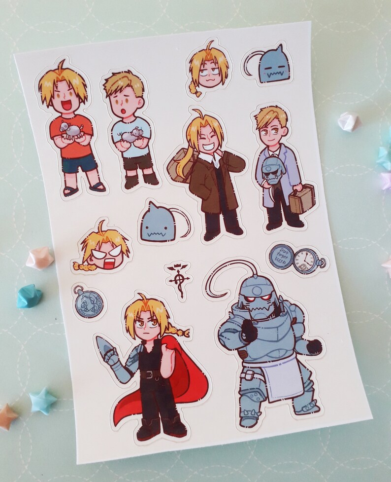 FMA Holographic Sticker Sheet - Etsy