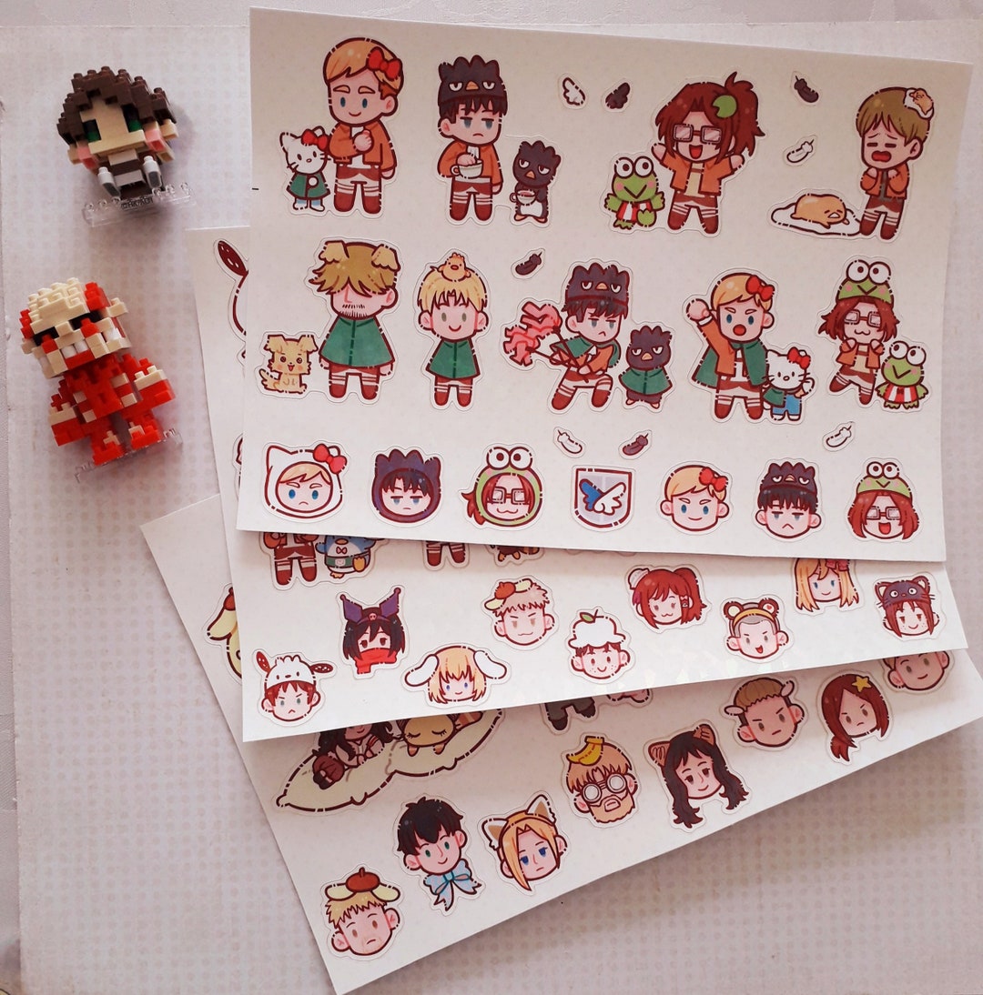 Cute Fighters Hographic Stickers - Etsy