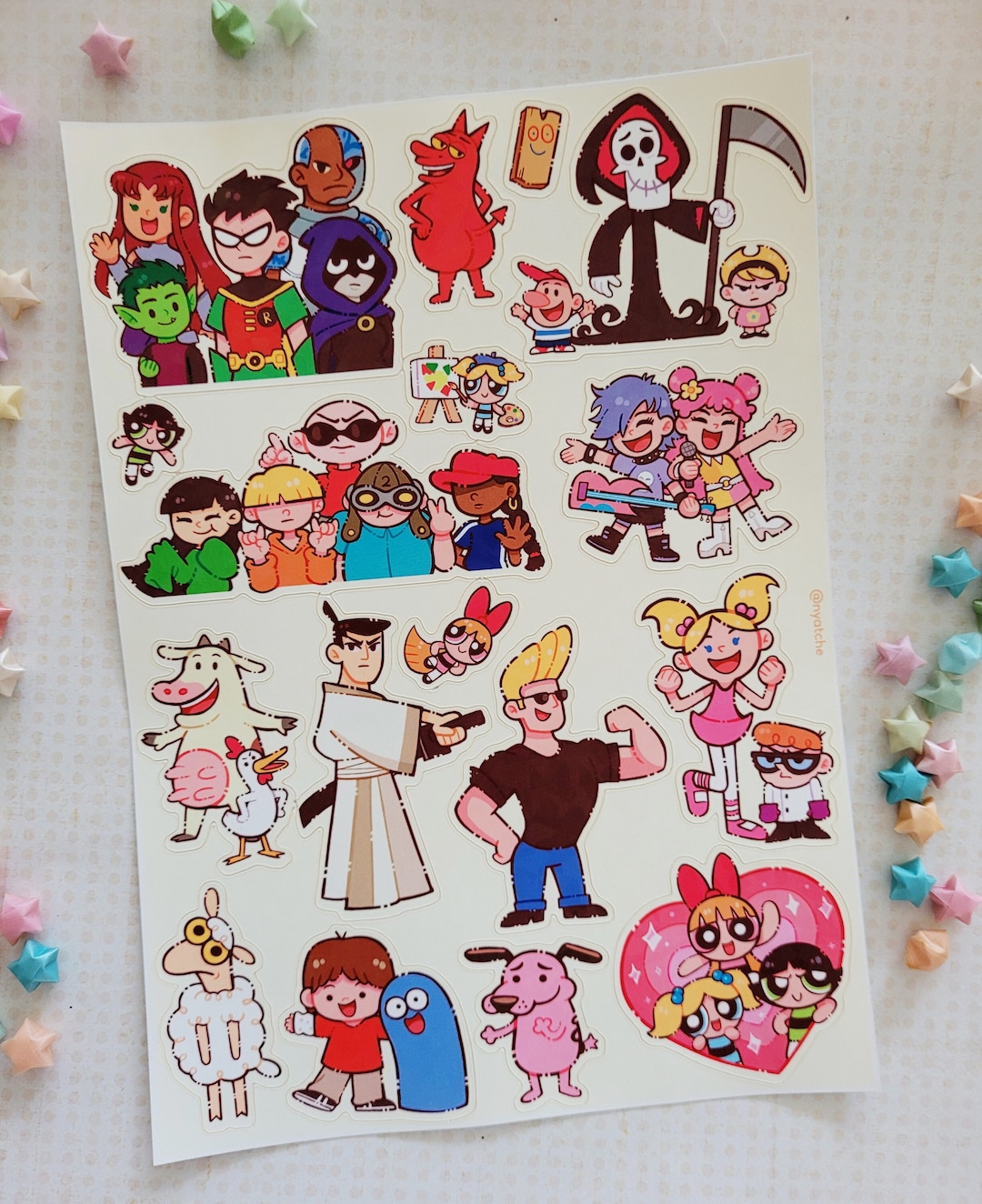 Childhood Classics Holographic Sticker Sheet - Etsy