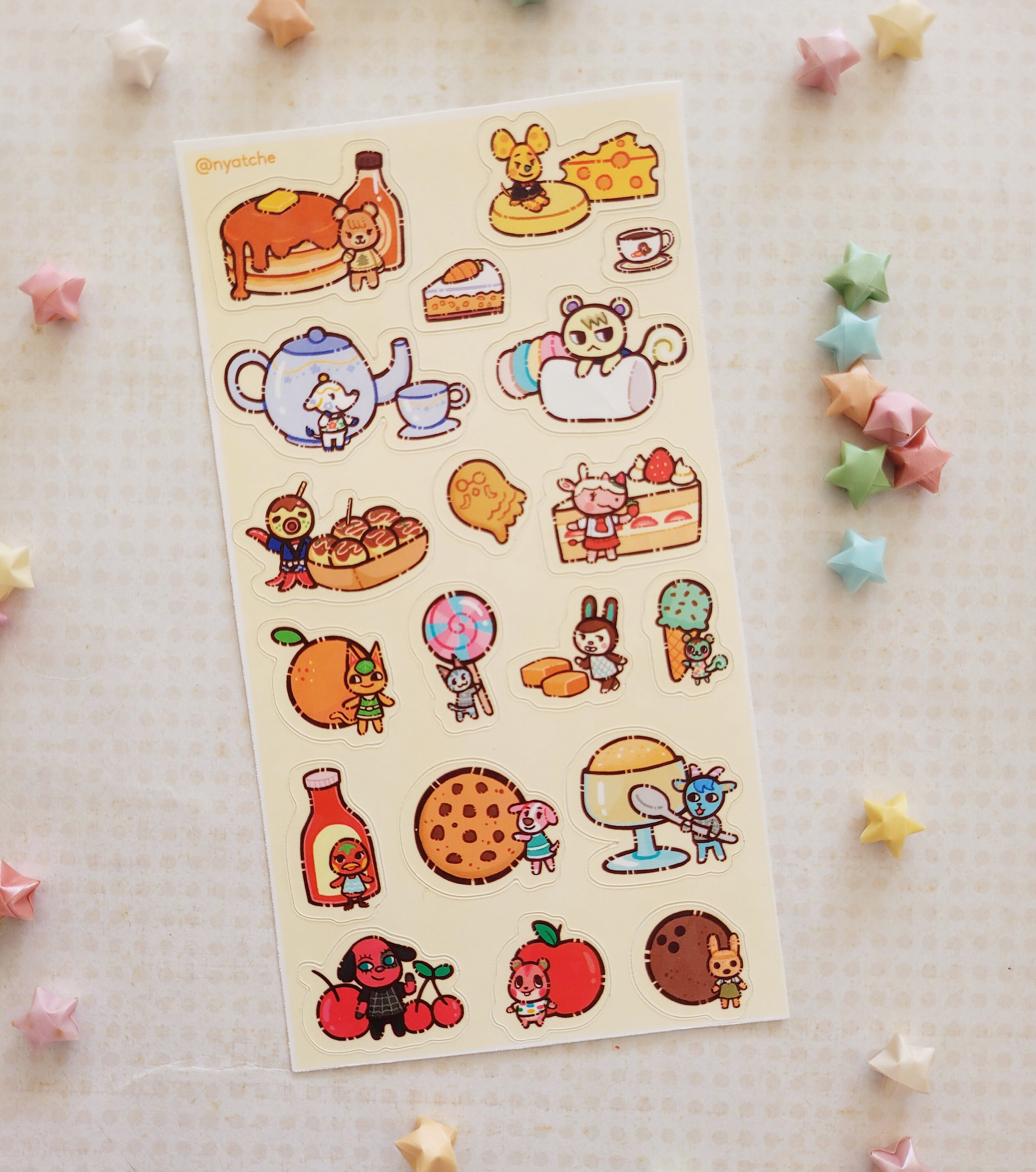Villagers Holographic Sticker Sheet - Etsy