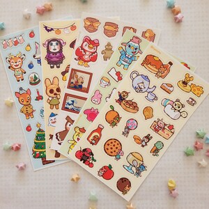 Villagers Holographic Sticker Sheet - Etsy