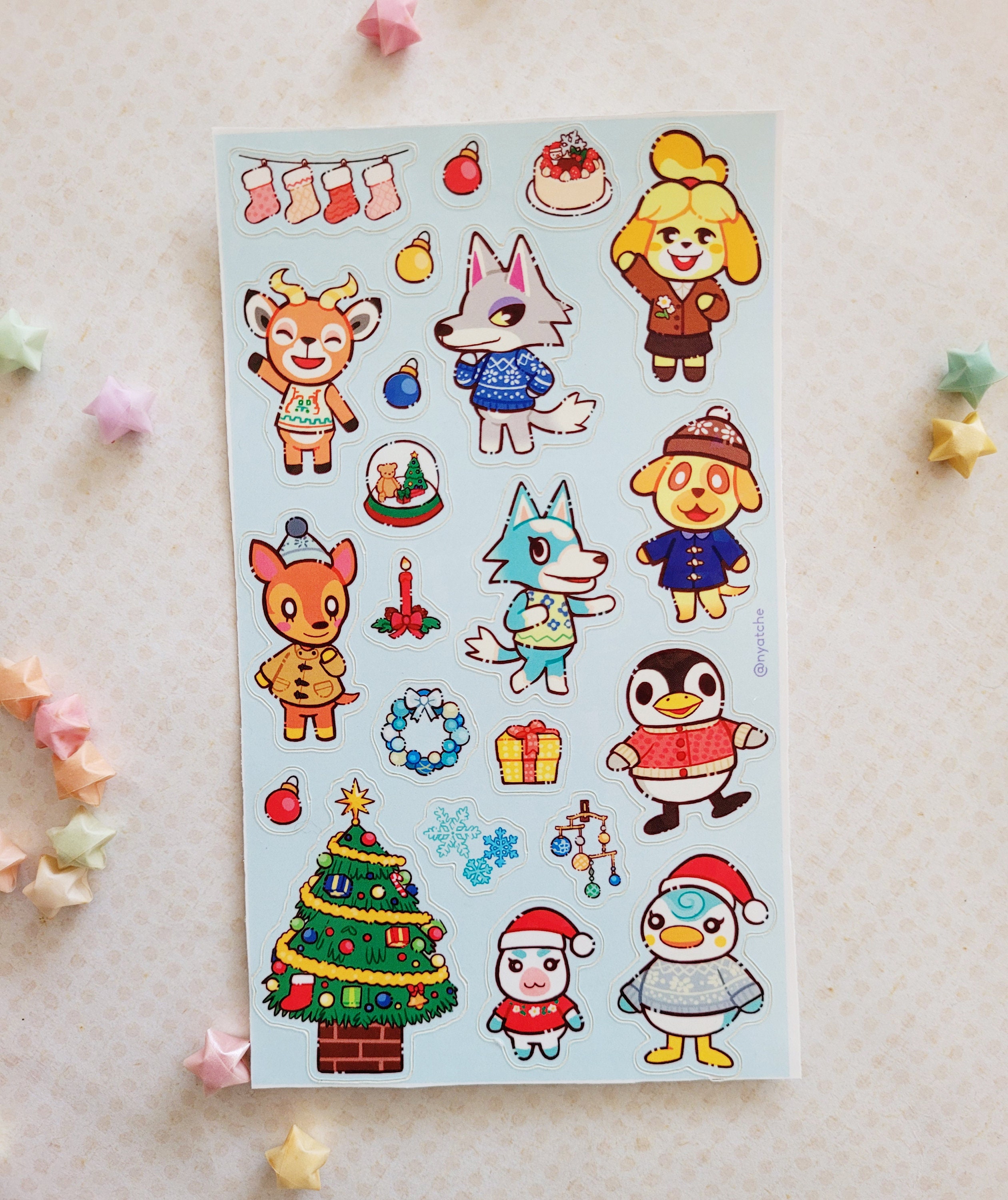 Cute Christmas Stickers - Etsy