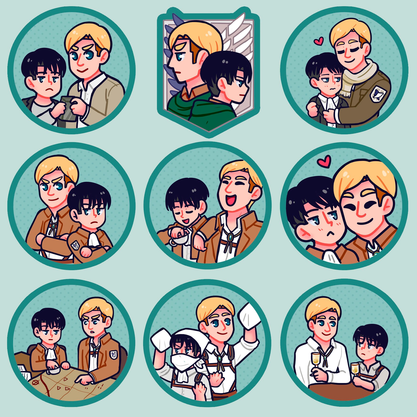 Eruri Cute Moments | Etsy