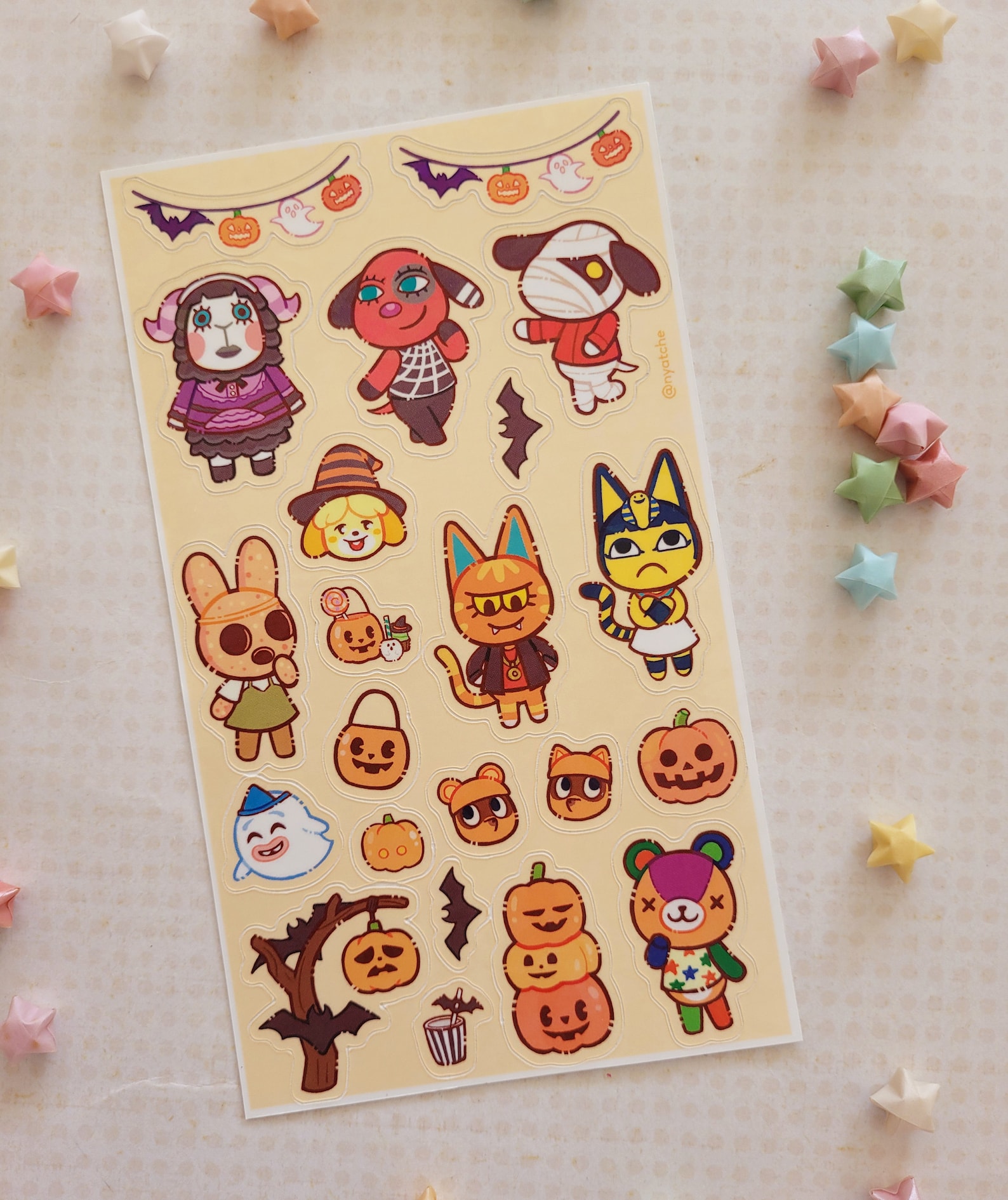 Villagers Holographic Sticker Sheet - Etsy