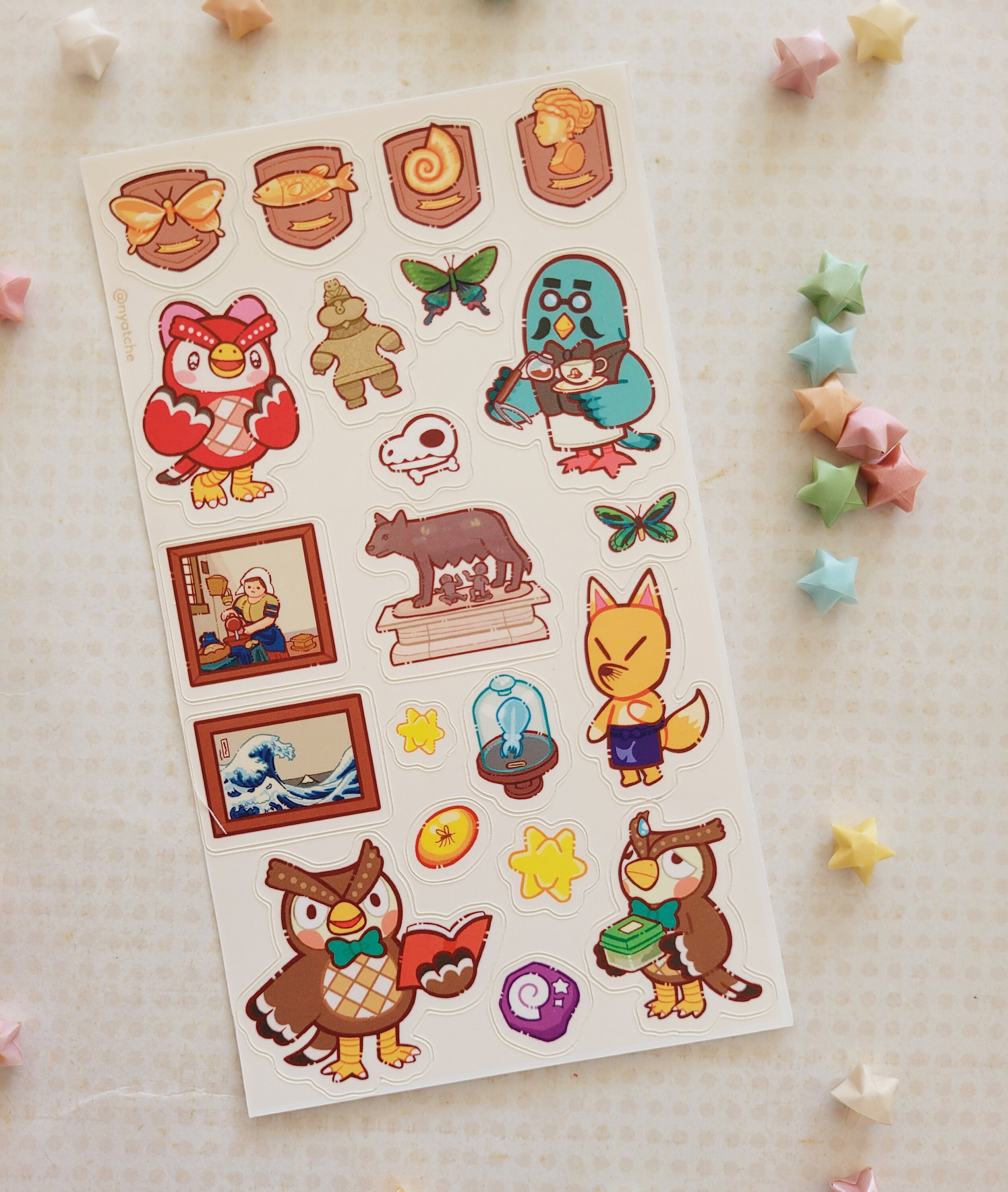 Villagers Holographic Sticker Sheet - Etsy