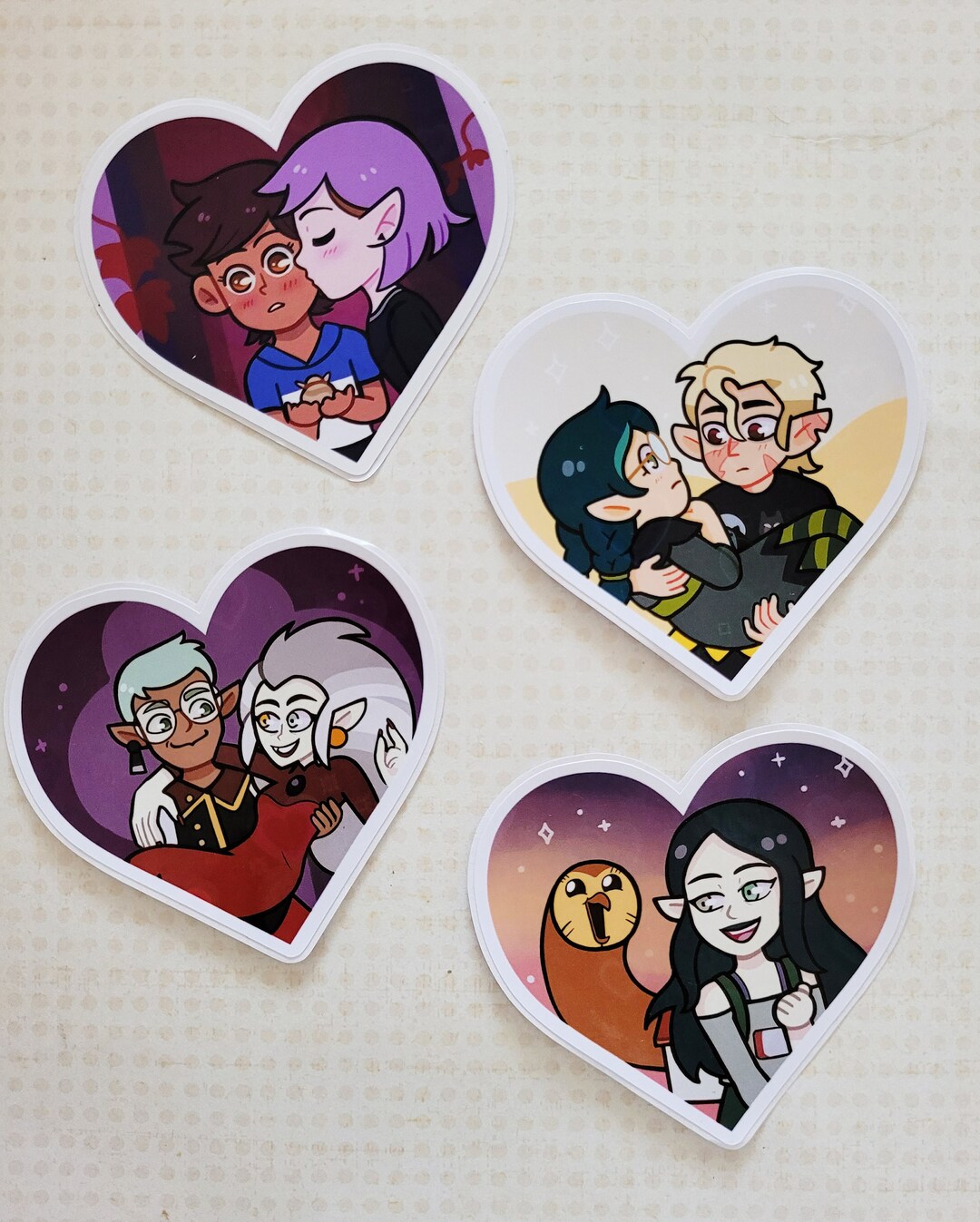 Lumity, Huntlow, Raeda Holographic Stickers - Etsy