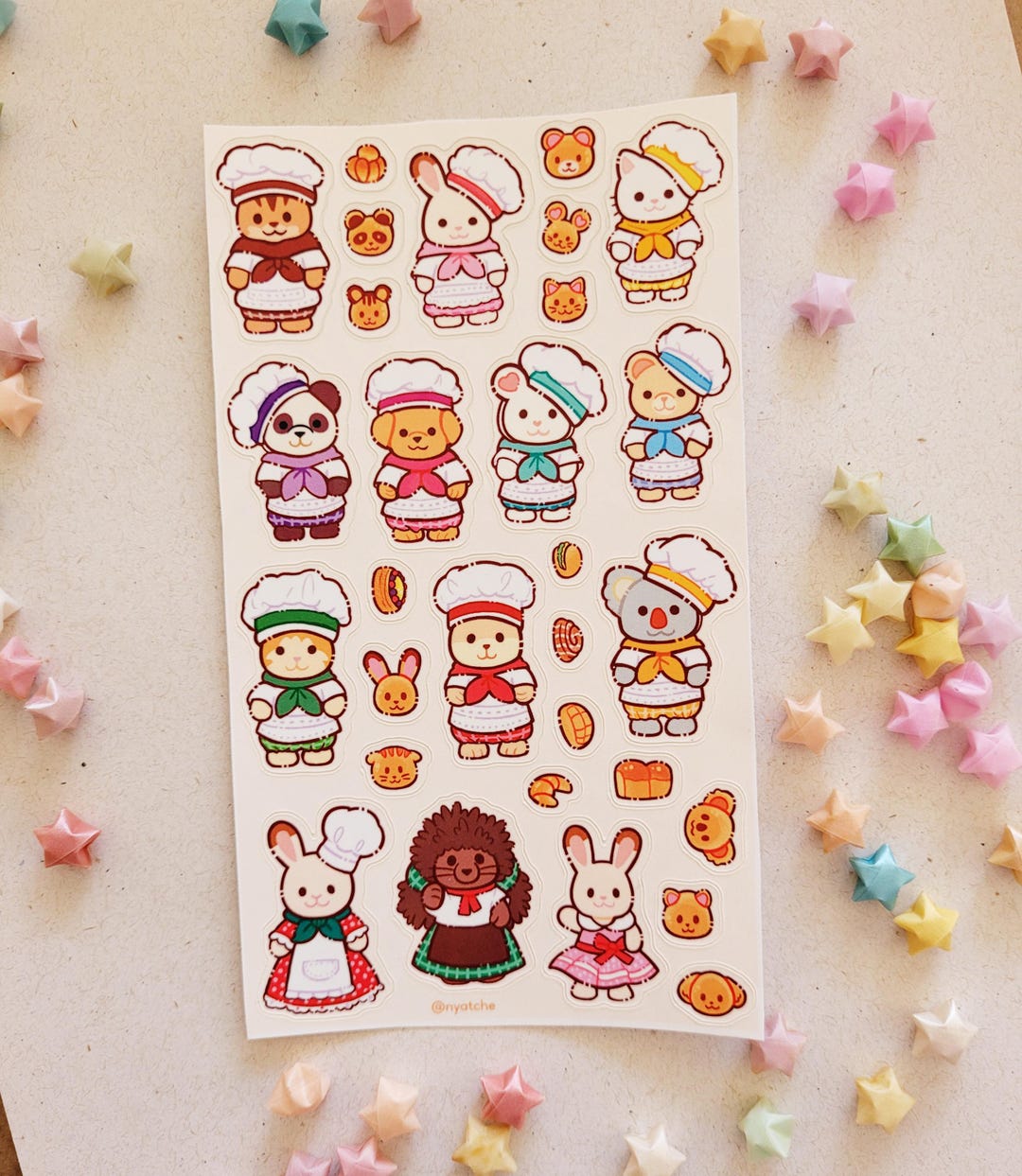 Critters Cute Holographic Stickers Volume 2 - Etsy