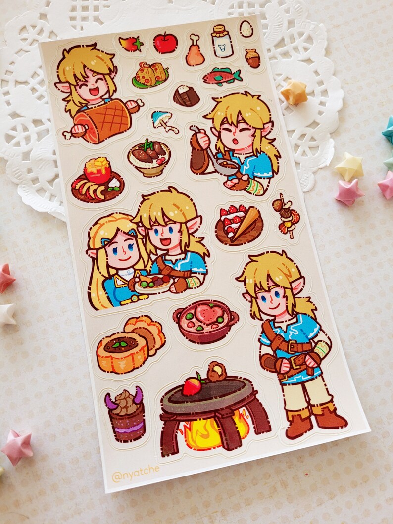 BOTW Holographic Sticker Sheet - Etsy