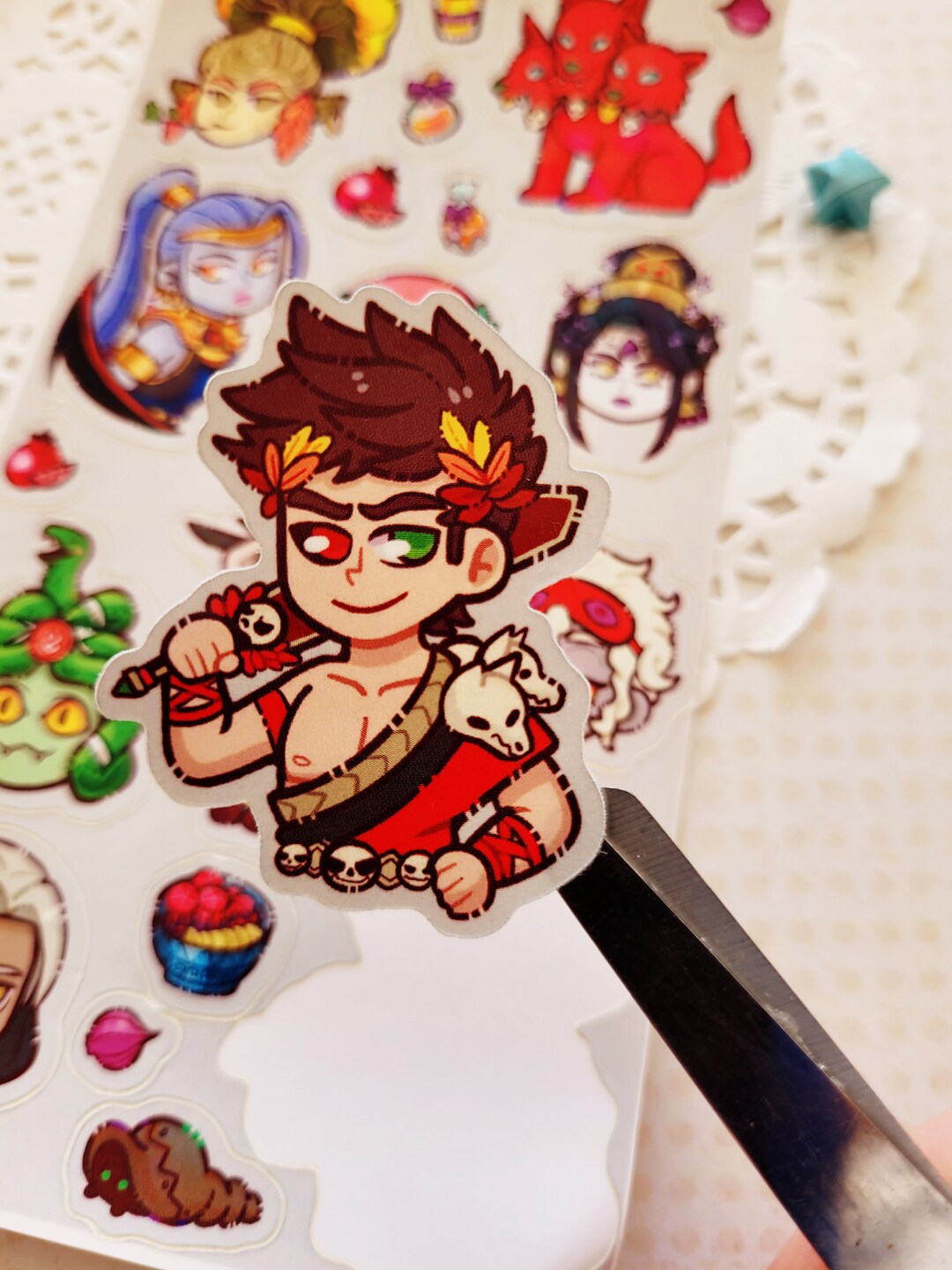 Hades Holographic Sticker Sheet - Etsy