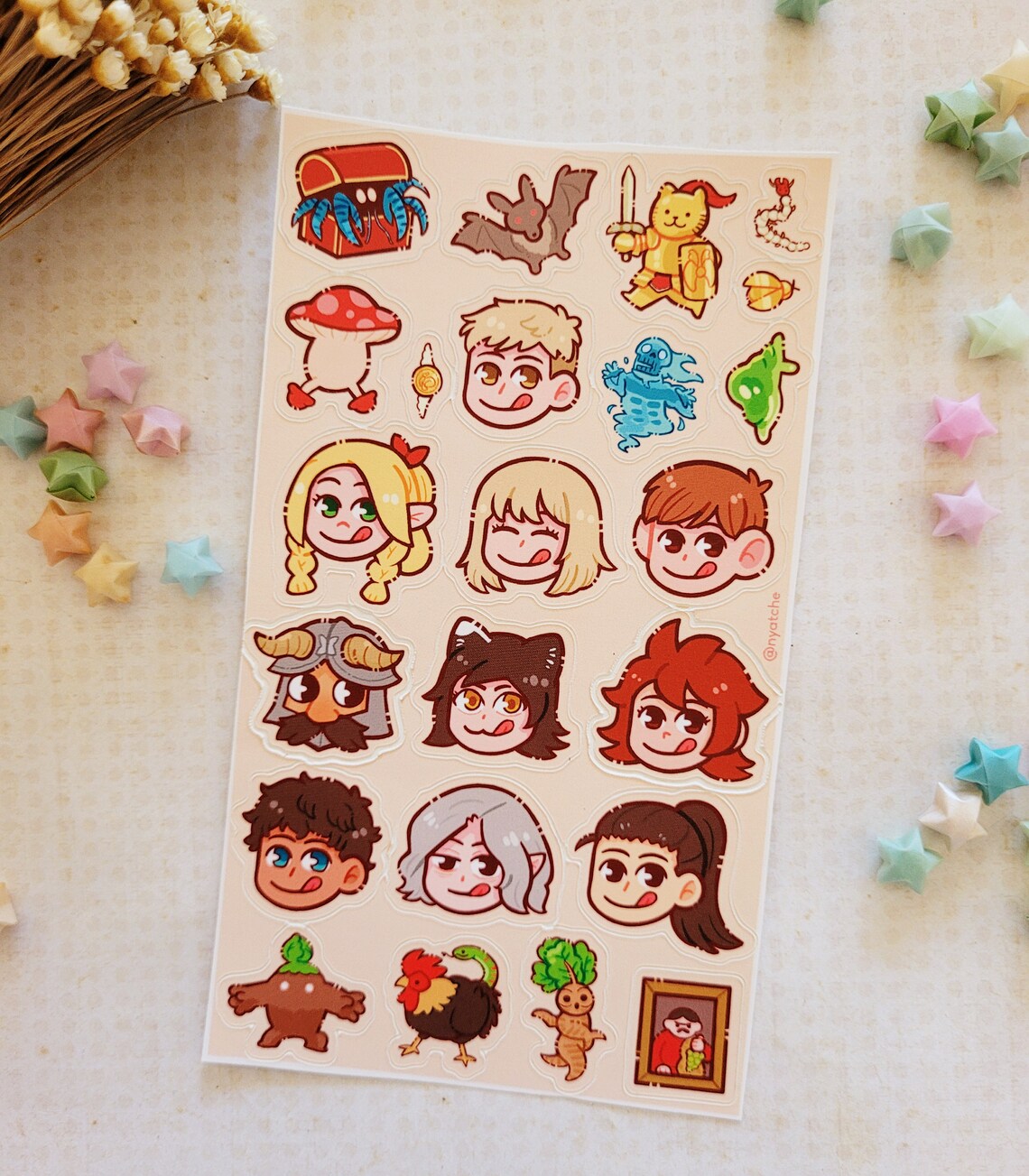 Delicious Sticker Sheet - Etsy