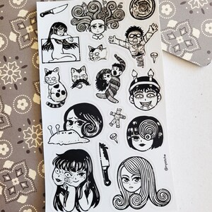 Cute Horror Sticker Sheet - Etsy