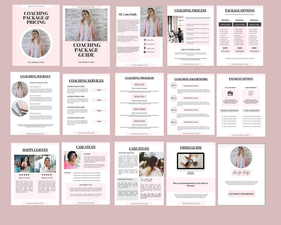 Canva Coaching Templates