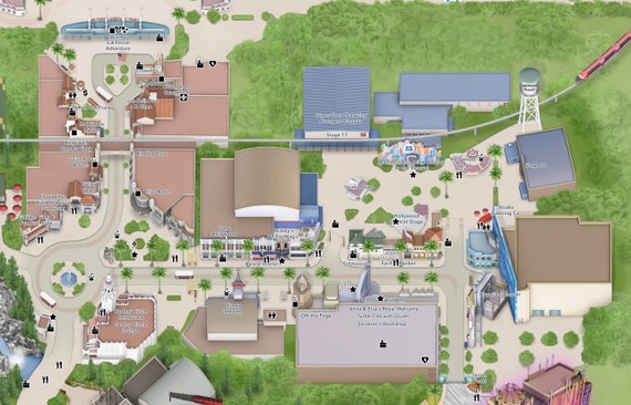 Disney California Adventure Map Pdf