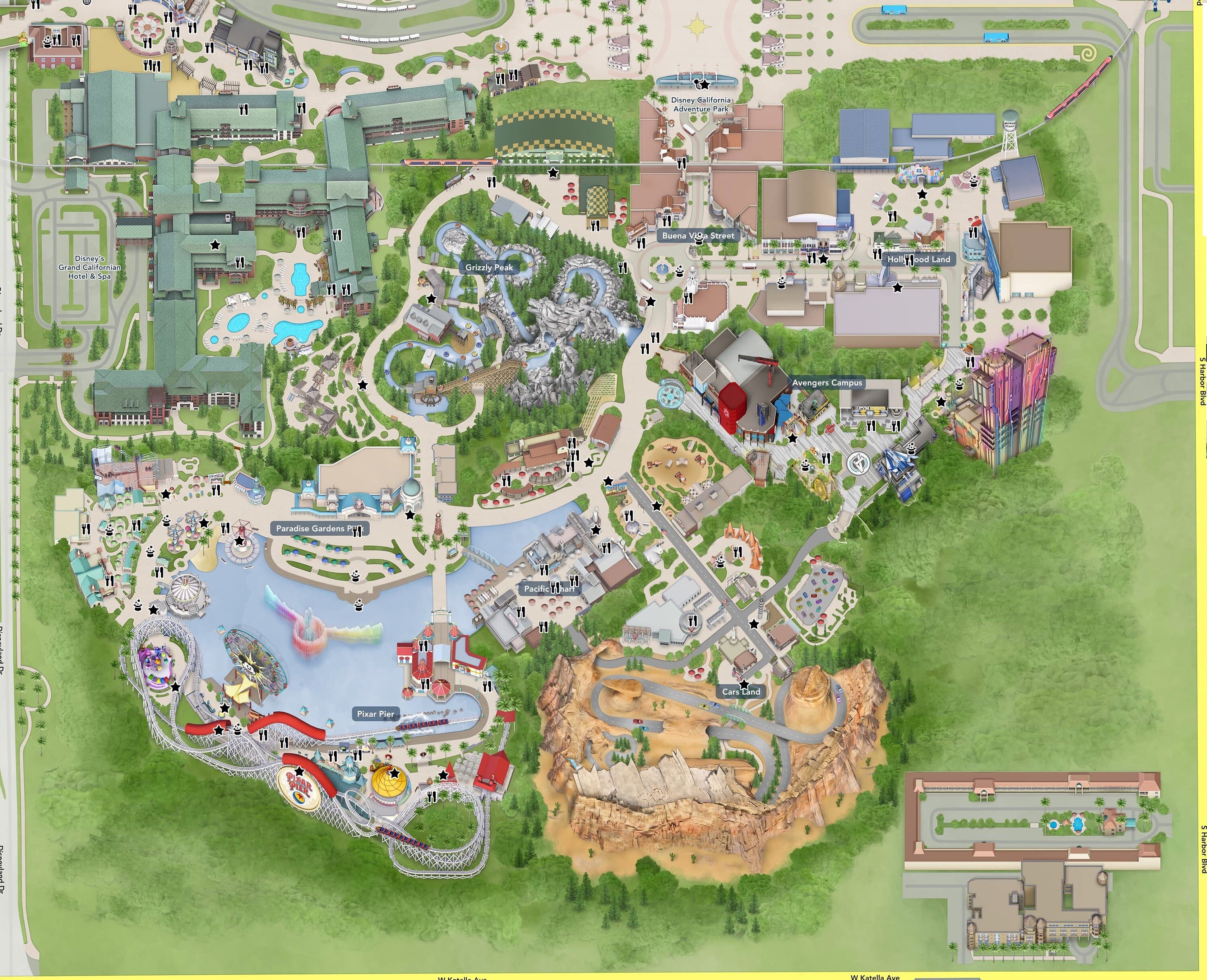 Disneyland California Property Overview - Etsy