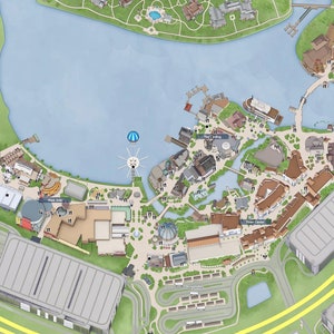 WDW Property and Parks Maps - Etsy