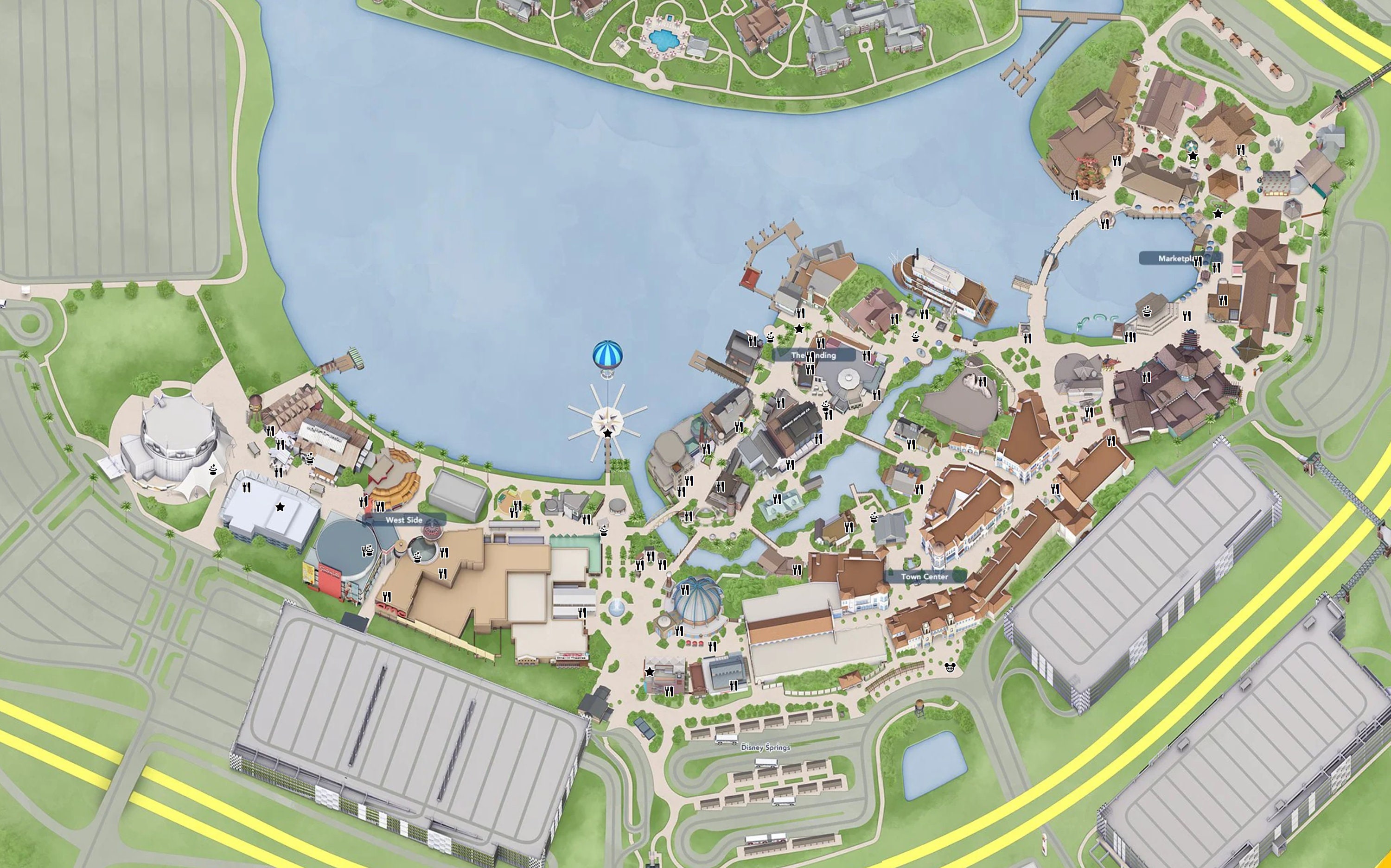 WDW Property and Parks Maps - Etsy