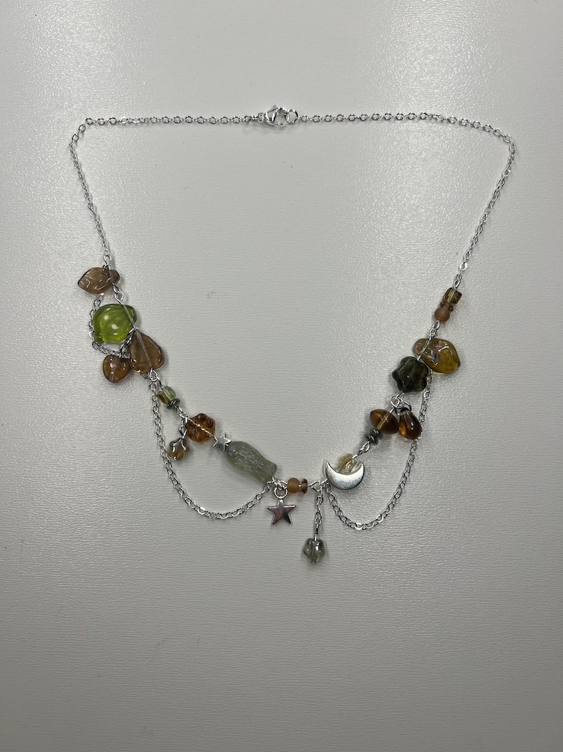 Keelee (clutter Necklace | Fairy Necklace | Celestial | Earthy ...