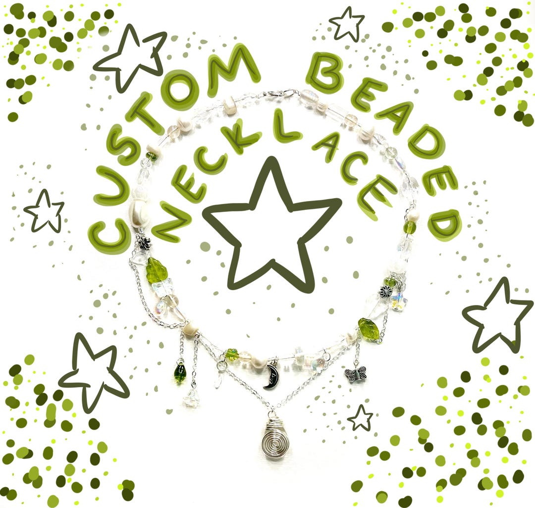 Custom Beaded Necklace - Etsy