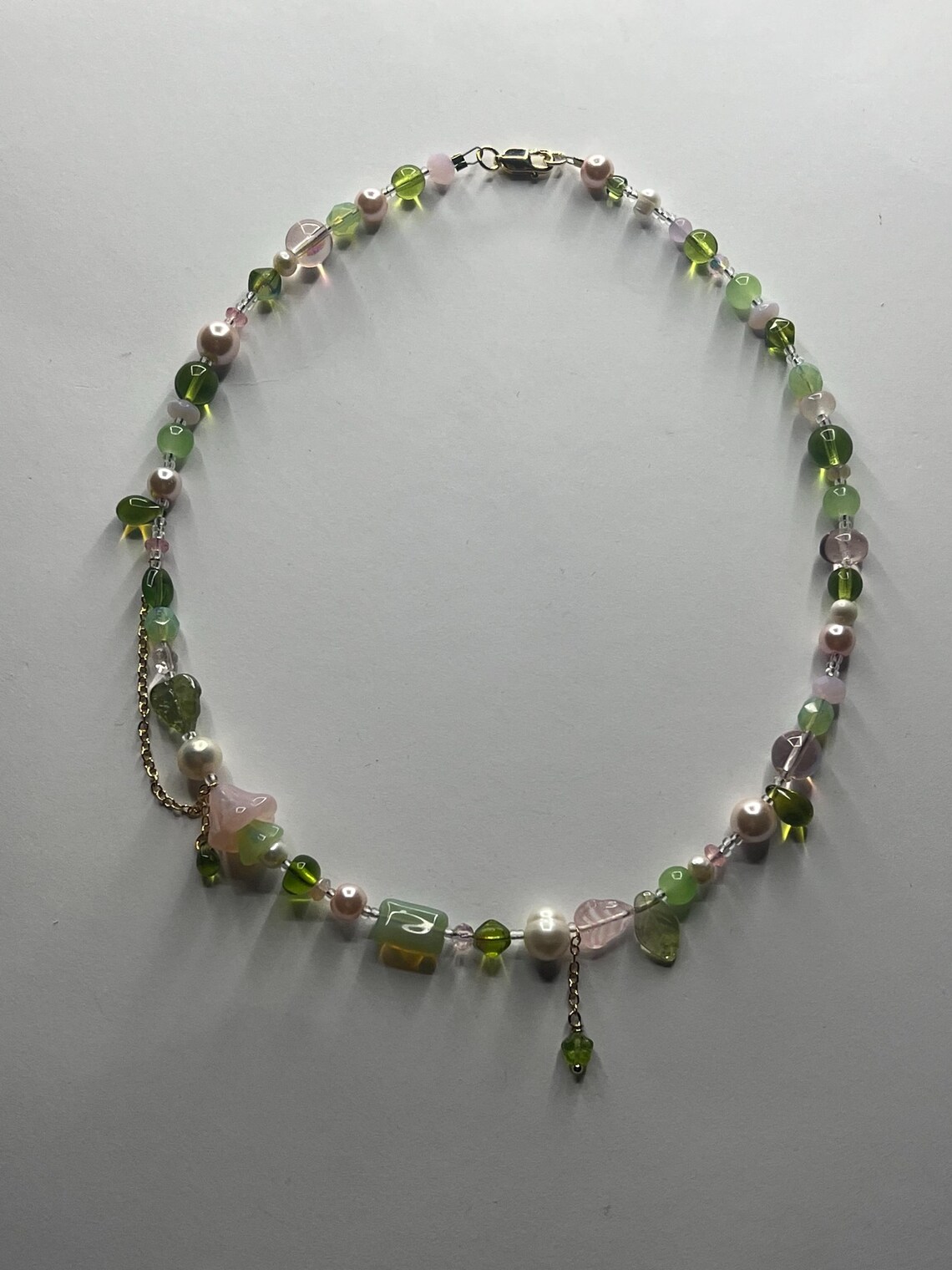 Daisy Beaded Necklace | Cottagecore Fairycore Jewelry - Etsy