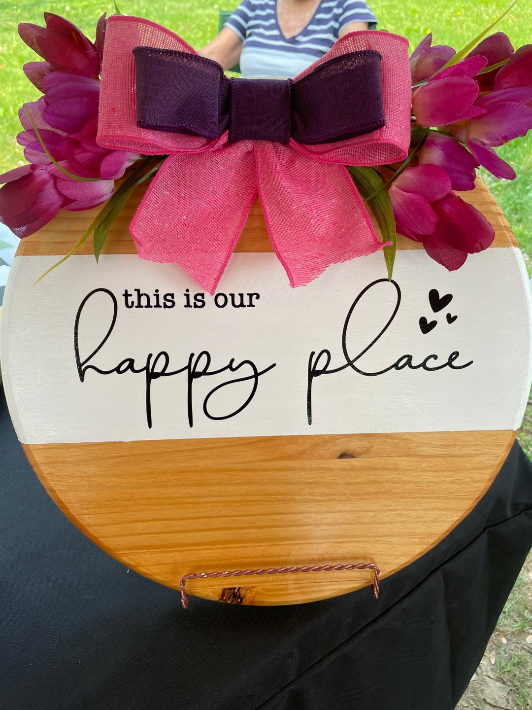 This is Our Happy Place Wood Door Hanger 15” - Etsy
