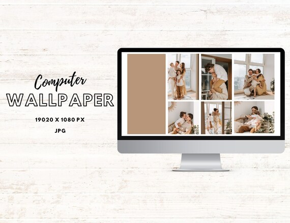 Editable Photo Collage Wallpaper Desktop Wallpaper Laptop - Etsy