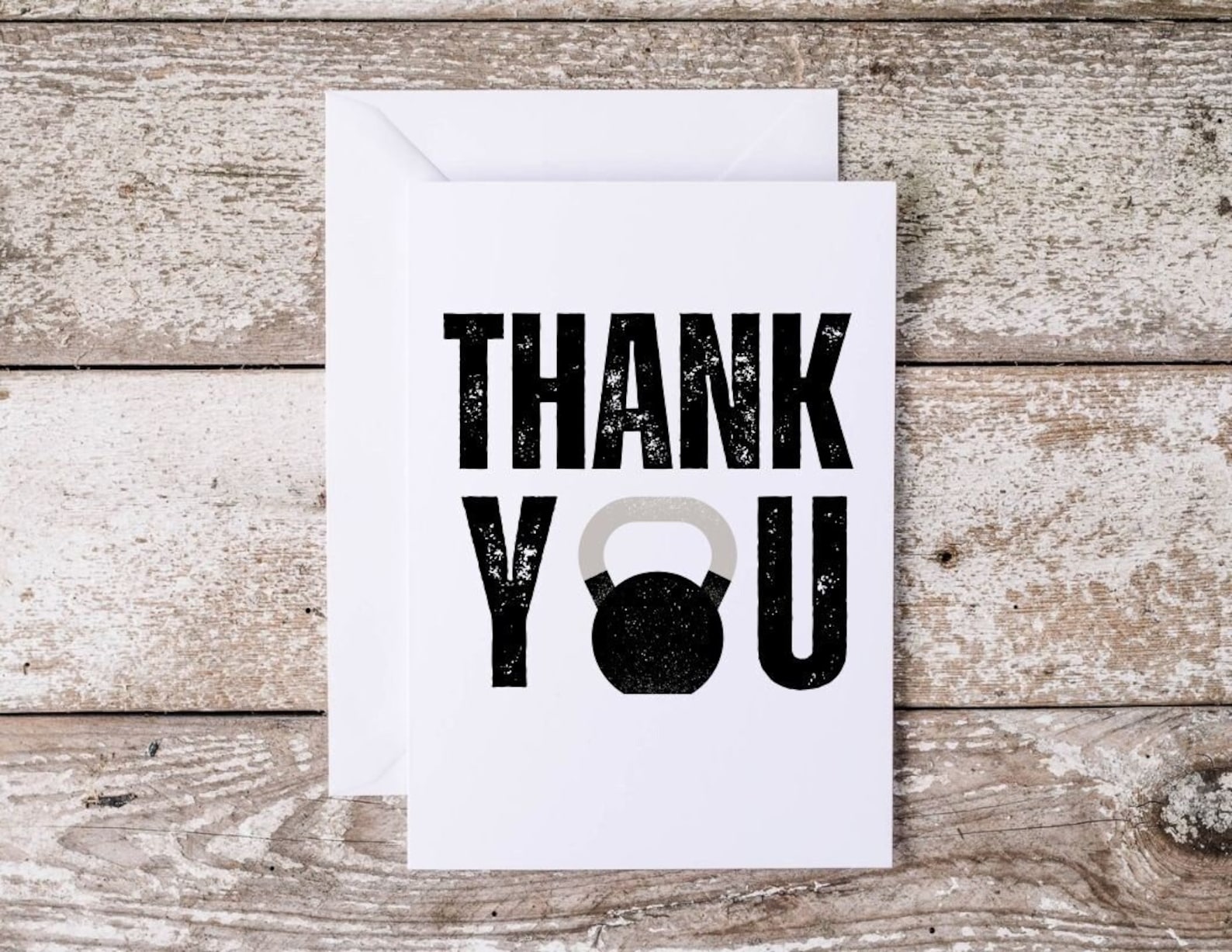 Thank You Card - Gym - Personal Trainer - Fitness Thank You - Printable ...