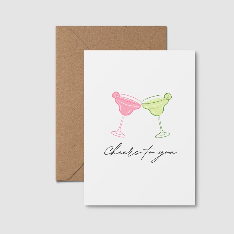 Margarita Glasses Cheers - Etsy