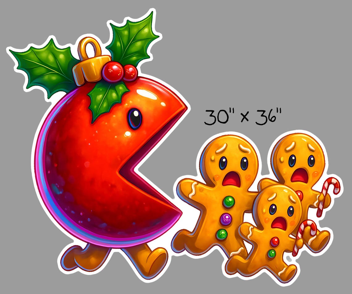 Running Gingerbread Men - Etsy