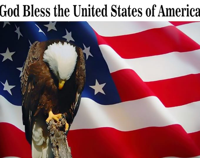 God Bless the USA Yard Sign - Etsy