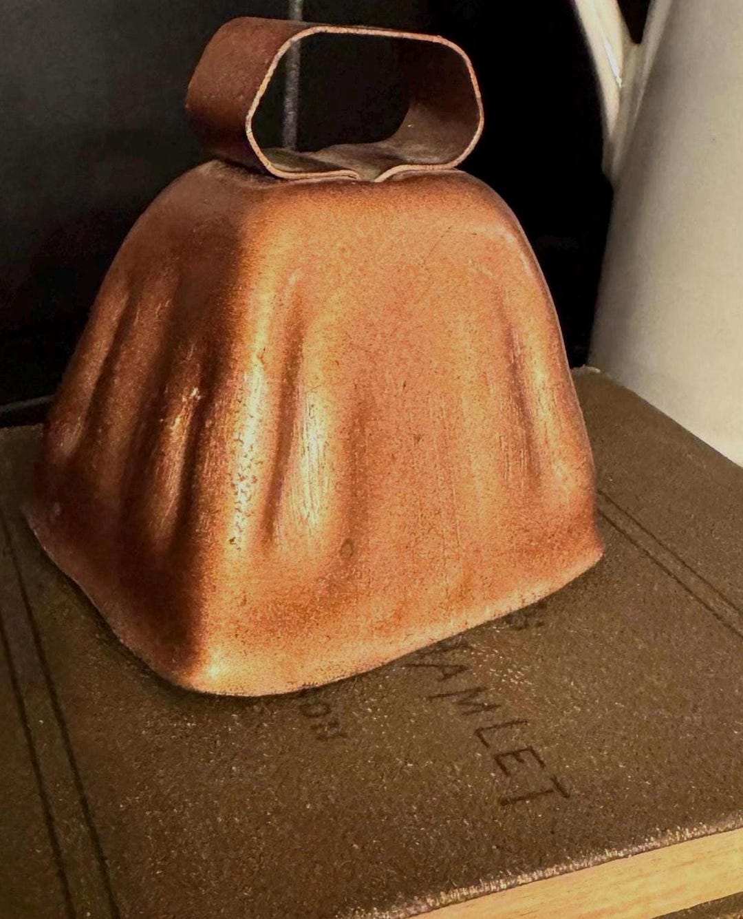 Vintage Copper Cow Bell - Etsy