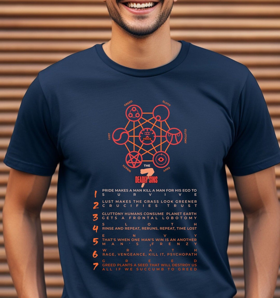 Seven Deadly Sins, Ren Gill Song, Streetwear Premium T-shirt Unisex ...