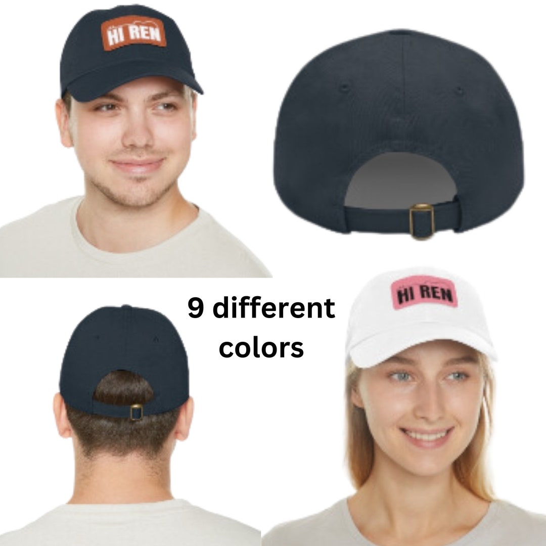 Ren Gill for Fans of Hi Ren, Adjustable Hat With Faux Leather Patch ...