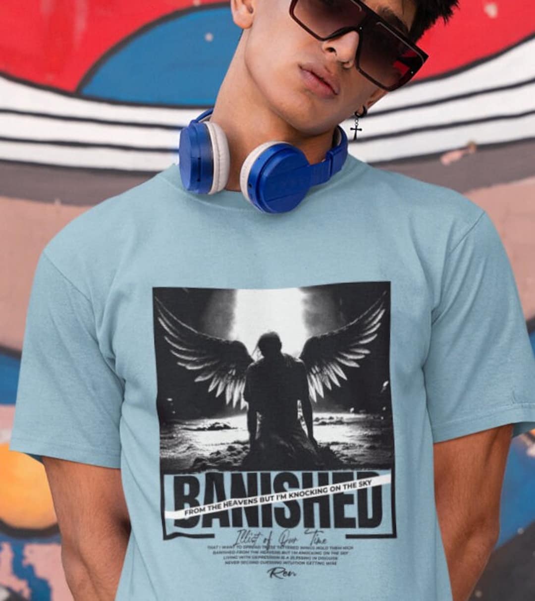 Hi Ren Gill Busking in Brighten UK Singer / Premium T-shirt / - Etsy UK