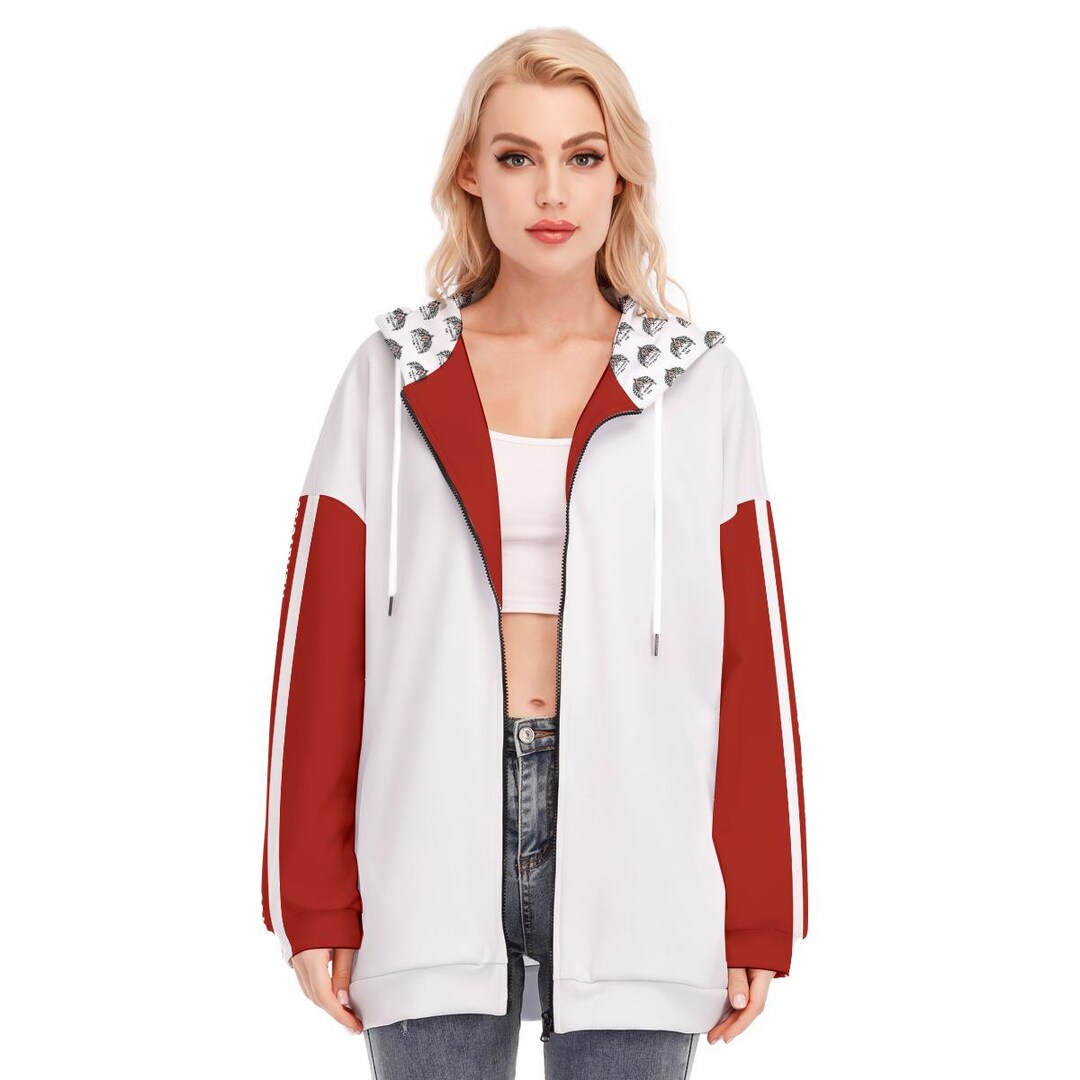 Renegade Hi Ren Women's Long Zip-up Hoodie - Stylish Ren Fan Apparel ...