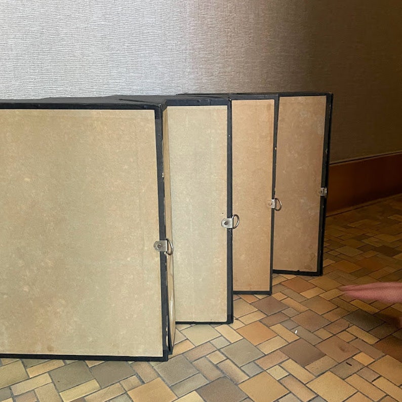 Six Vintage Flip-top Sheet Music Storage Boxes - Etsy