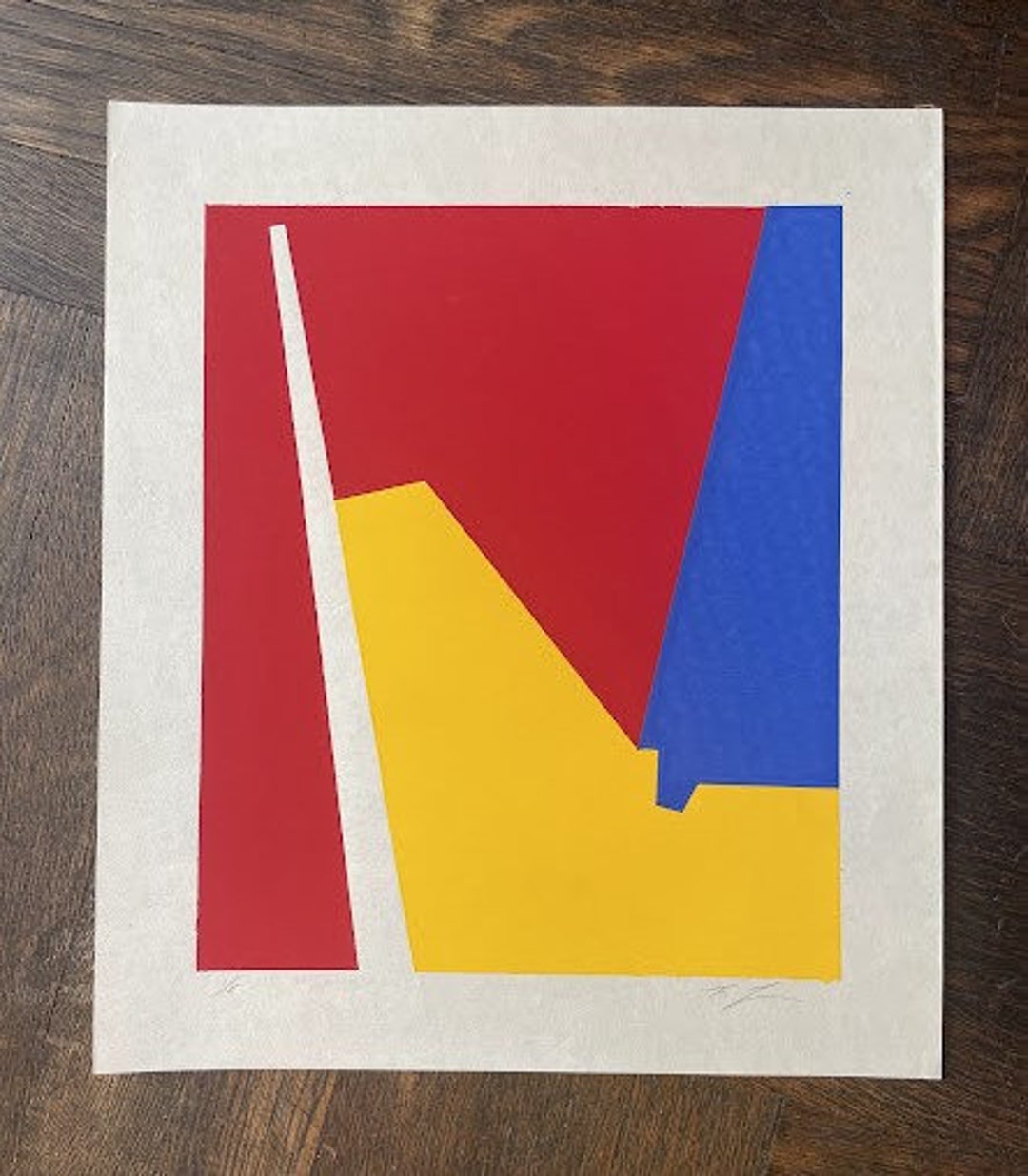 Frank Liu Signed Abstract Silkscreen 1970s - Etsy