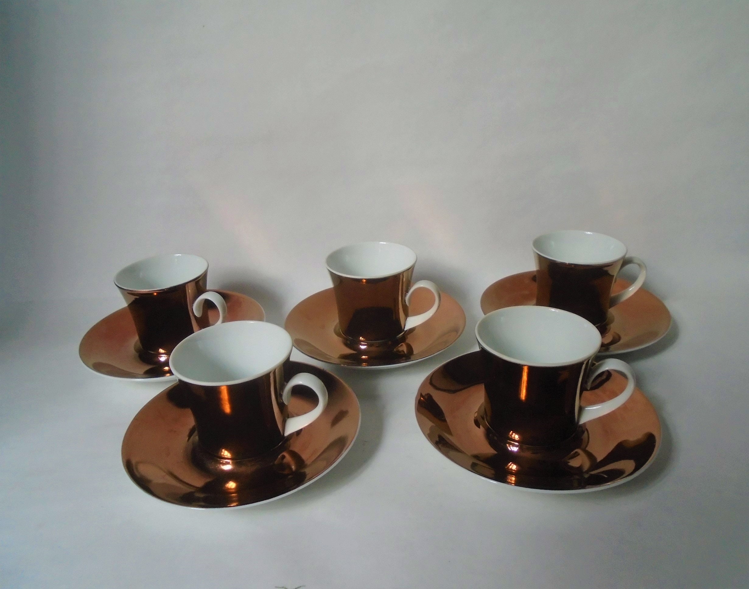 Gerald Gulotta for Block, Copper Lustre Porcelain Demitasse After ...