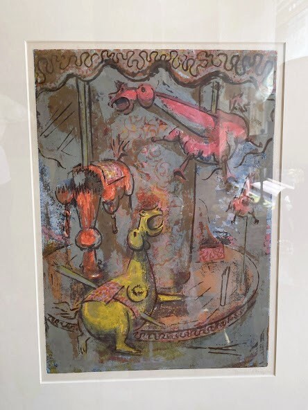 David Berger 1950 Silkscreen Print Figurative Expressionism - Etsy
