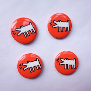 Keith Haring True Vintage Buttons Collection 1980s - Etsy