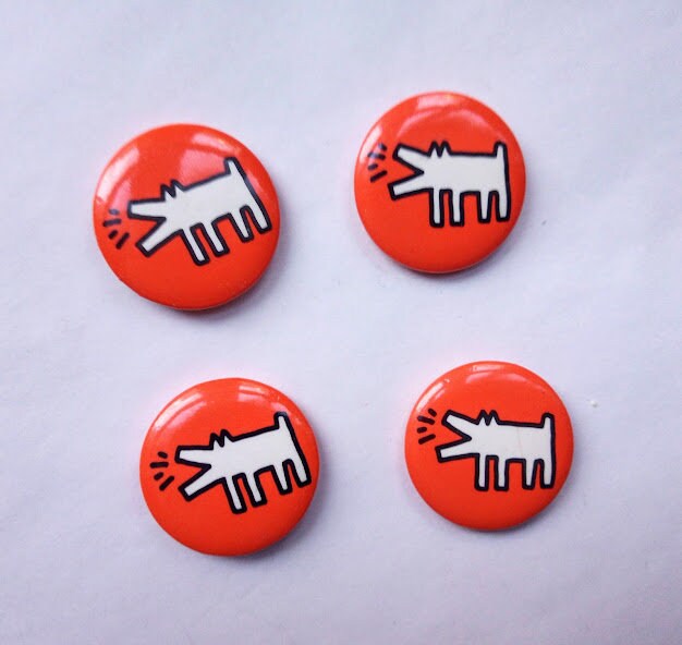 Keith Haring True Vintage Buttons Collection 1980s - Etsy